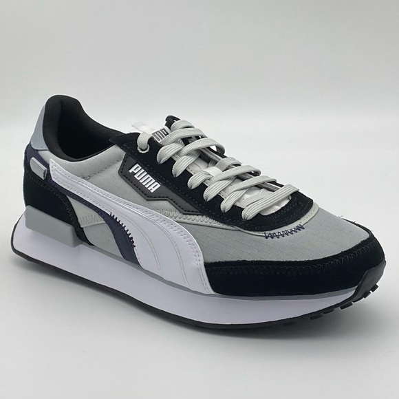Puma | Shoes | Puma Future Rider Displaced Grey Black White Mens Shoes ...